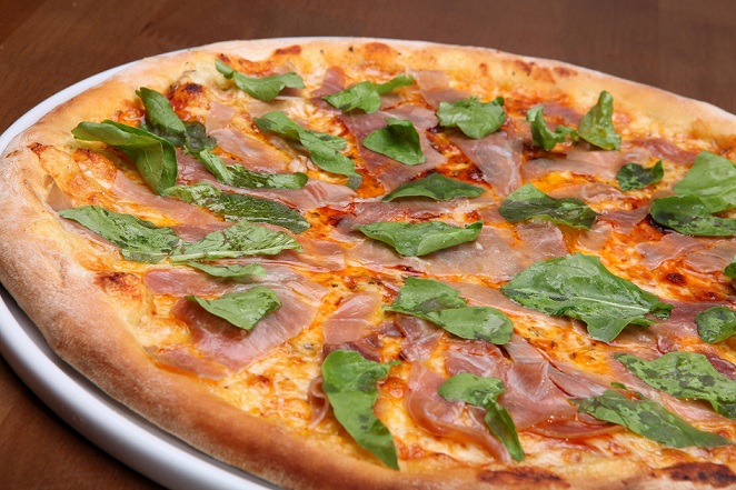Pizza presunto de parma - Portal Sabores